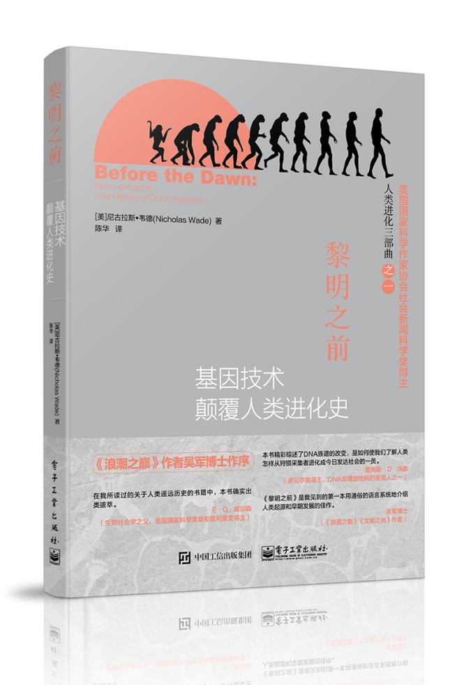 黎明之前 基因技术颠覆人类进化史 [美]尼古拉斯·韦德【，放心购买】