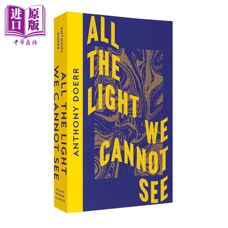 柯林斯现代经典 看不到的光 2015普利策小说奖 All The Light We Cannot See 英文原版 小说 书Anthony Doerr