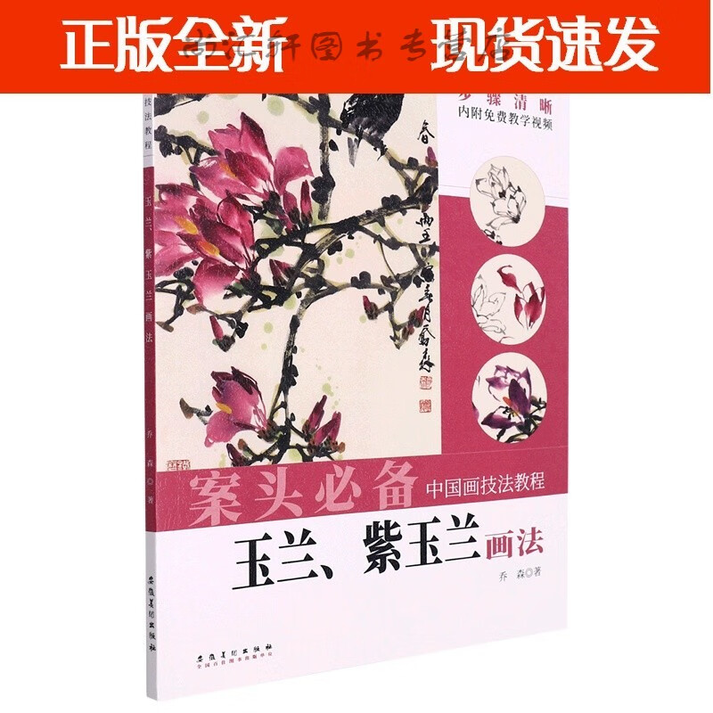 玉兰紫玉兰画法/中国画技法教程