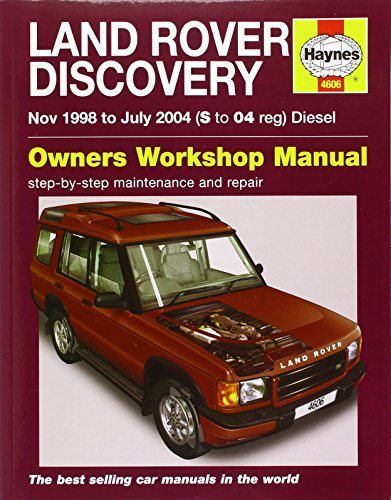 Land Rover Discovery Diesel (Nov 98 - Jul 04) Haynes Repair Manual