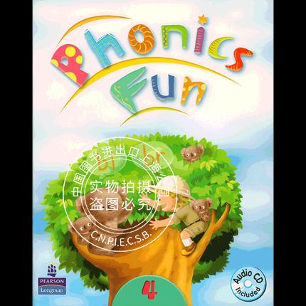 现货 PHONICS FUN (AME ED) STUDENT BOOK 4 W/CD英文原版进口 朗文自然拼读