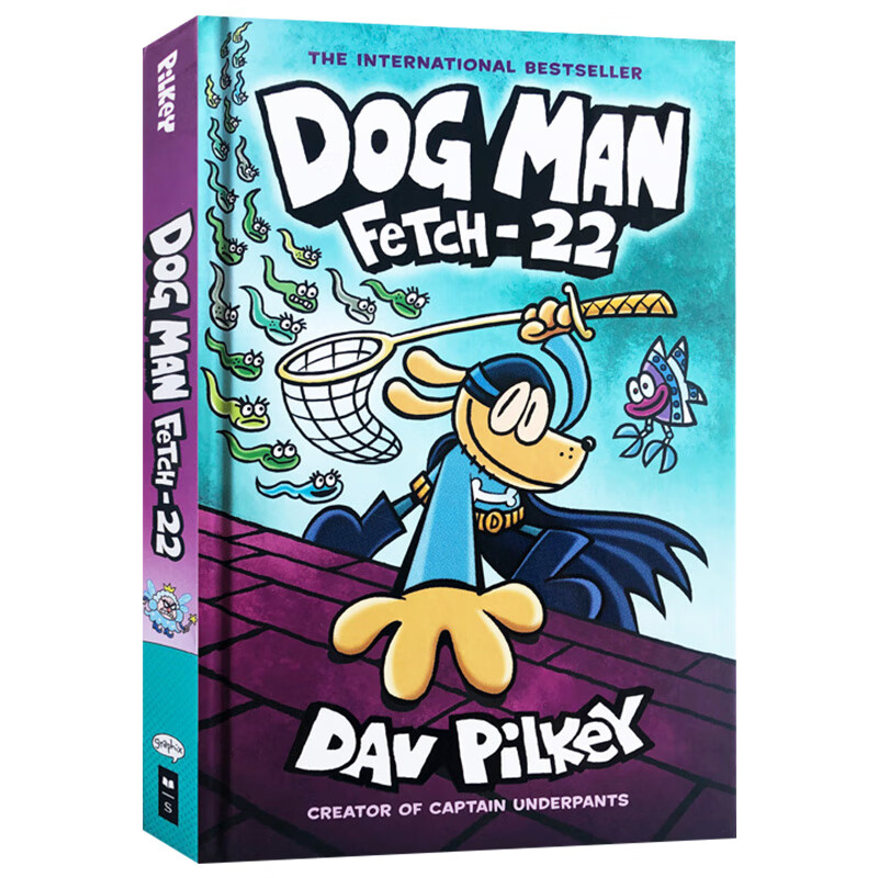 英文原版 神探狗狗8 Dog Man 8 内裤超人作者 Dav Pilkey幽默漫画桥梁章节书