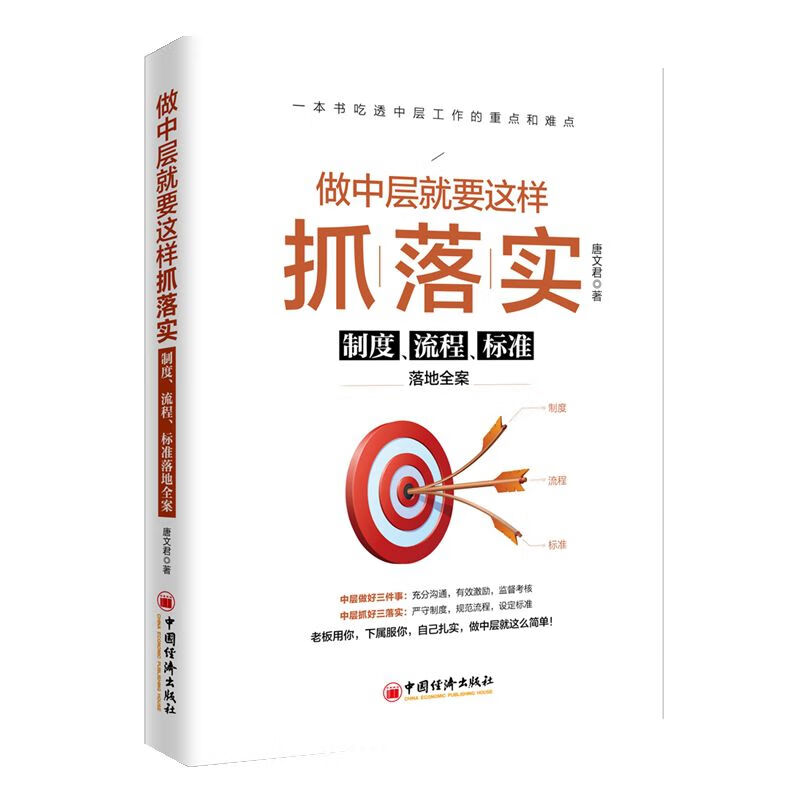 做中层就要这样抓落实(制度流程标准落地全案)