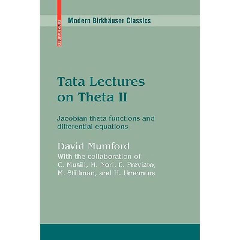 Tata Lectures on Theta II : Jacobian theta f...