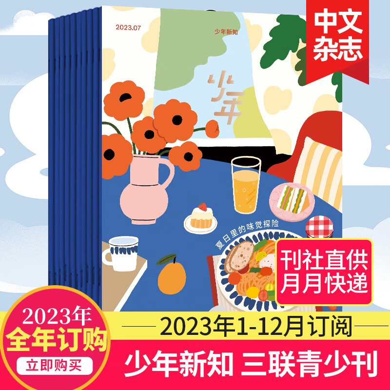 【单期打包订购】三联生活周刊少年刊 少年新知2023年订阅人文思维启蒙训练书青少年课外阅读 【2023整年订阅】1-12月/每月快递