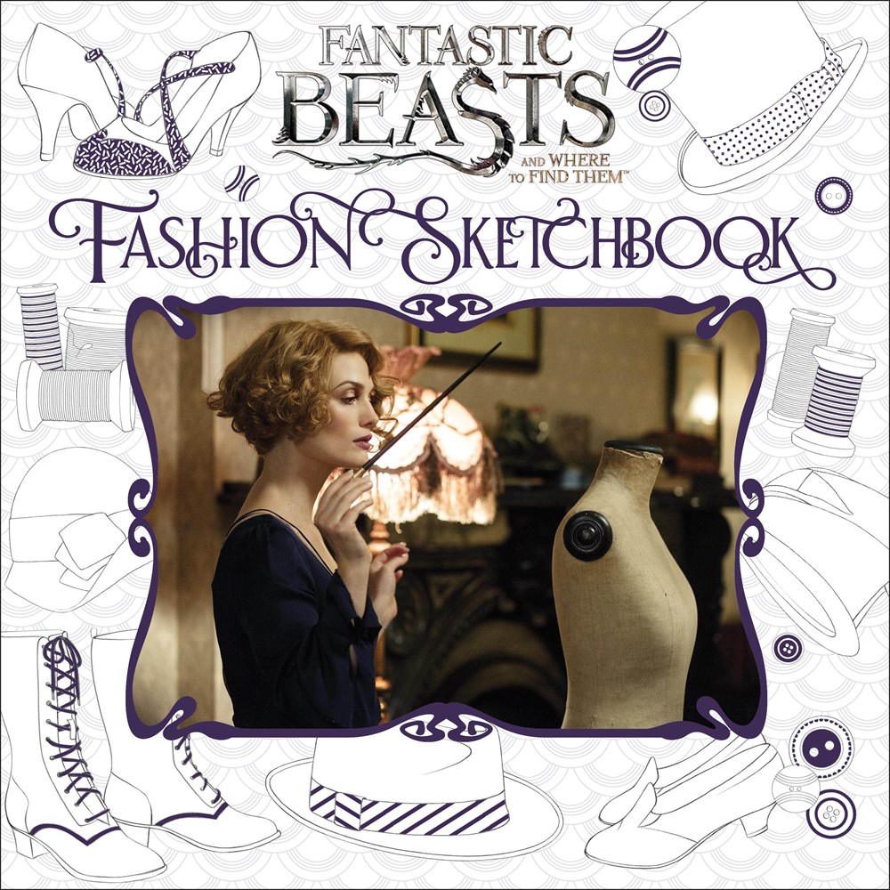 Fantastic Beasts and Where to Find Them: Fashion Sketchbook 神奇动物在哪里：时尚速写簿 英文原版 进口故事书