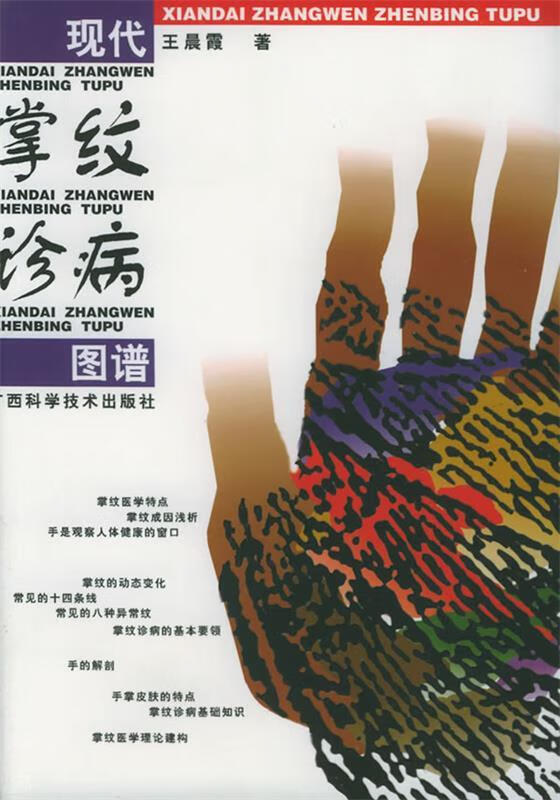 现代掌纹诊病图谱【，放心购买】