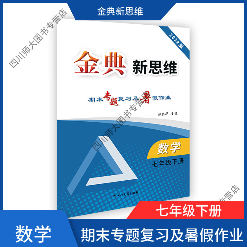 【赠纸质答案】22年金典新思维期末专题复习及暑假作业七年级下册 数学 七年级下