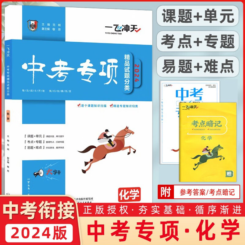 自选】2024版一飞冲天中考专项精品试题分类语文数学英语化学物理历史道法 2024天津中考分类训练 中考专项练习 【2024】中考专项 化学