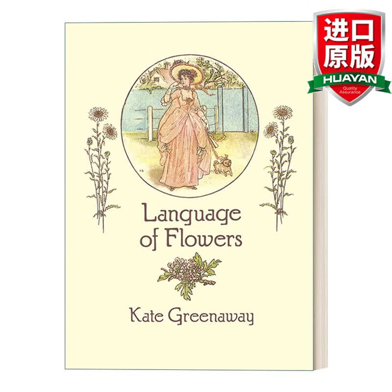Language of Flowers 英文原版 花之语 花语袖珍手册 凯特·格林纳威插画 英文版 进口英语原版书籍