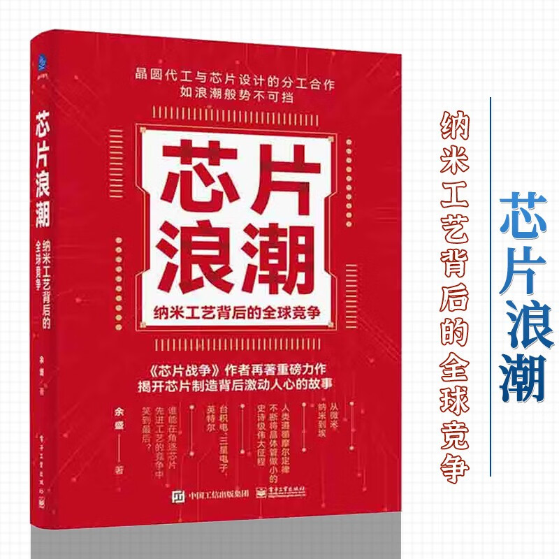 芯片浪潮 纳米工艺背后的全球竞争 余盛 芯片发展历程 晶圆代工 芯片设计 芯片制造业 电子工业出版社