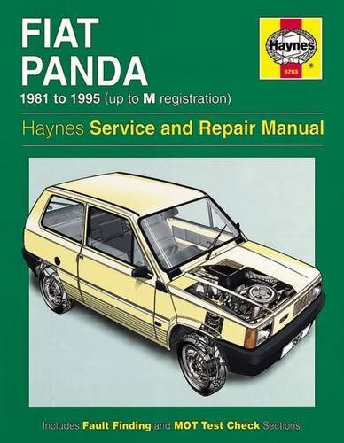 Fiat Panda (81 - 95) Haynes Repair Manual