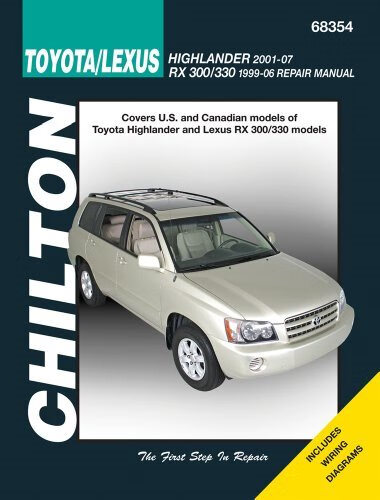 Toyota Highlander, 2001-07 & Lexus RX 300/330, 2001-06