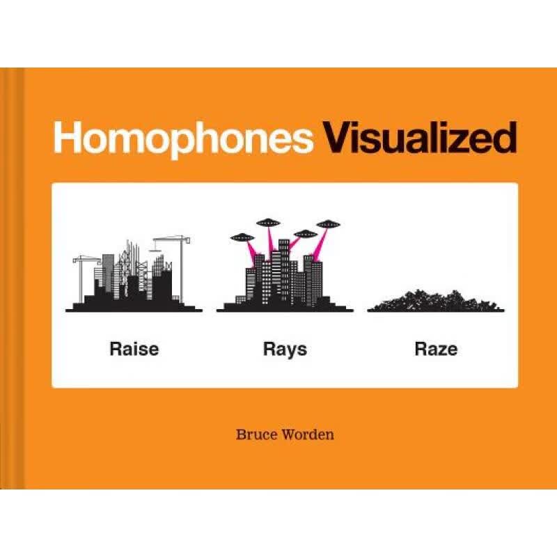 现货 同音异义形象化 Homophones Visualized: (book Lover G...