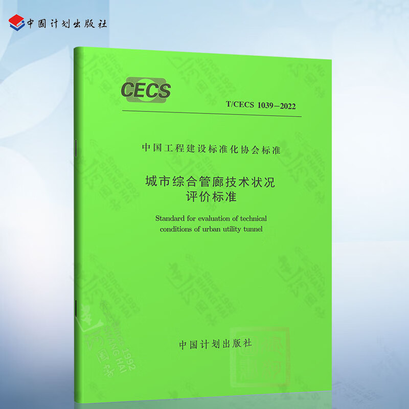 T/CECS 1039-2020 城市综合管廊技术状况评价标准