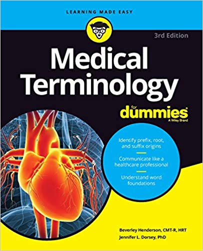 现货 英文原版 医学术语傻瓜书 Medical Terminology for Dummies