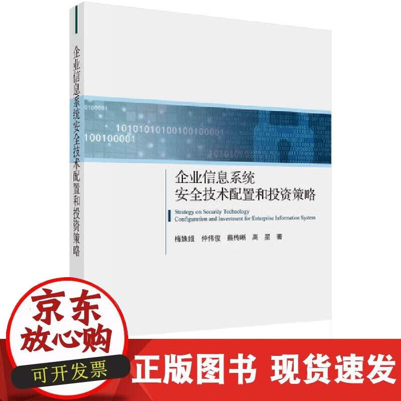 【现货】企业信息系统安全技术配置和投资策略