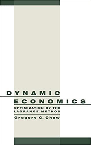 Dynamic Economics: Optimization by the Lagrange