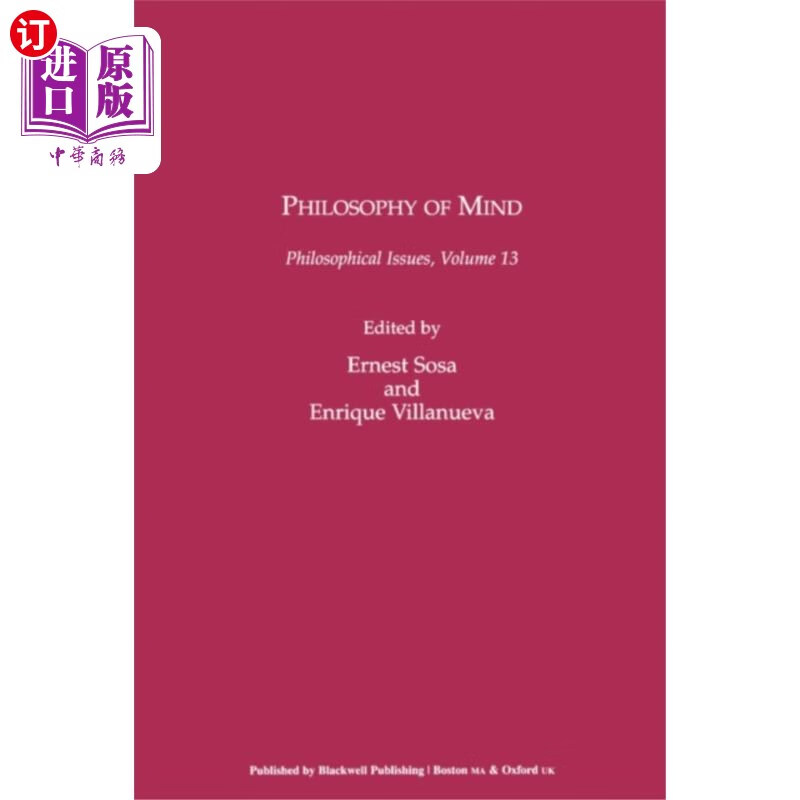 海外直订Philosophy of Mind 心灵哲学