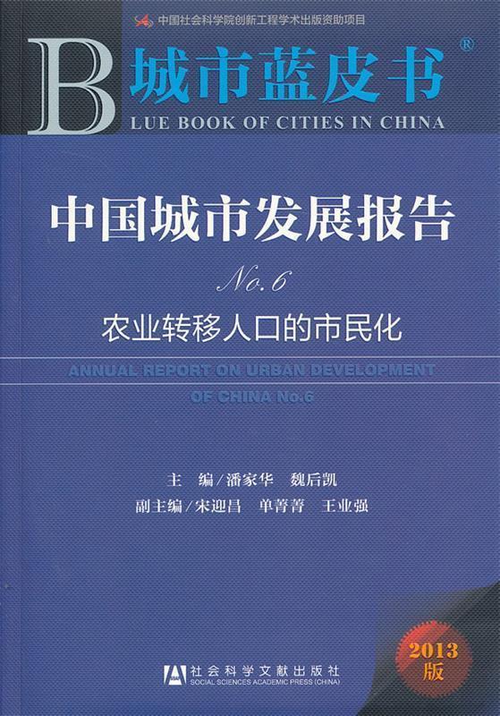 2013城市蓝皮书