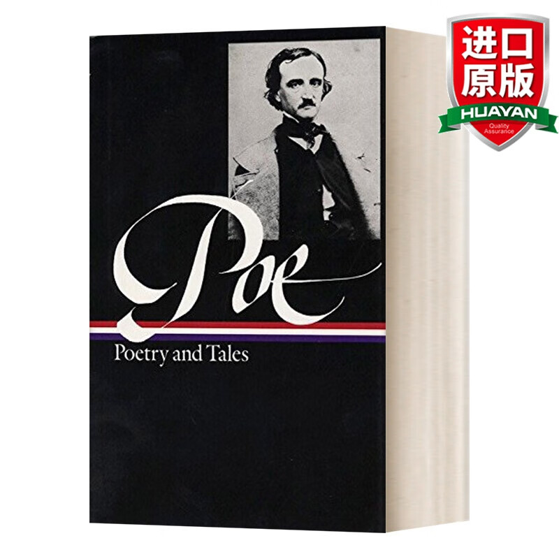 Edgar Allan Poe Poetry and Tales LOA #19 英文原版 埃德加·爱伦·坡 诗歌与故事 精装美国文库 英文版 进口英语原版书籍