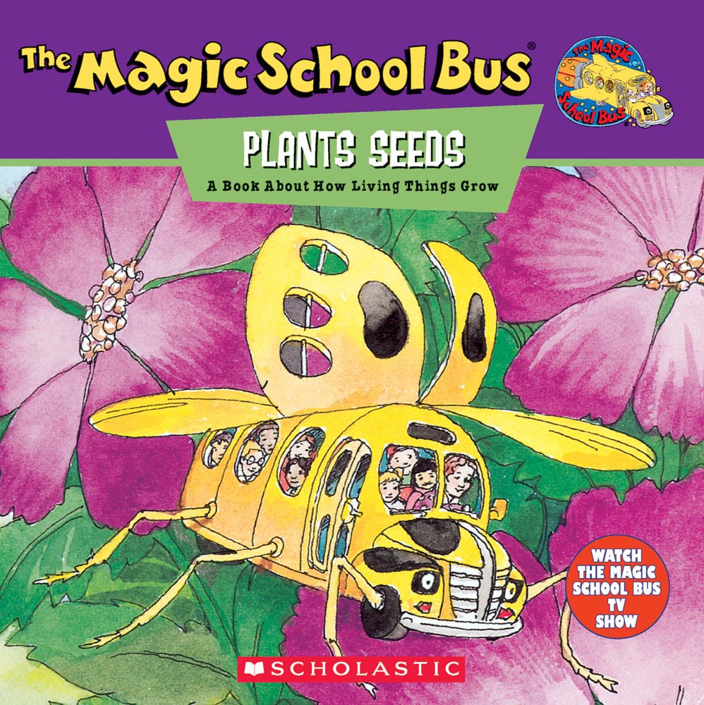 学乐神奇校车动画版绘本：播种记 1册 英文原版 科普绘本 Scholastic Magic School： Plants Seeds 7-12岁
