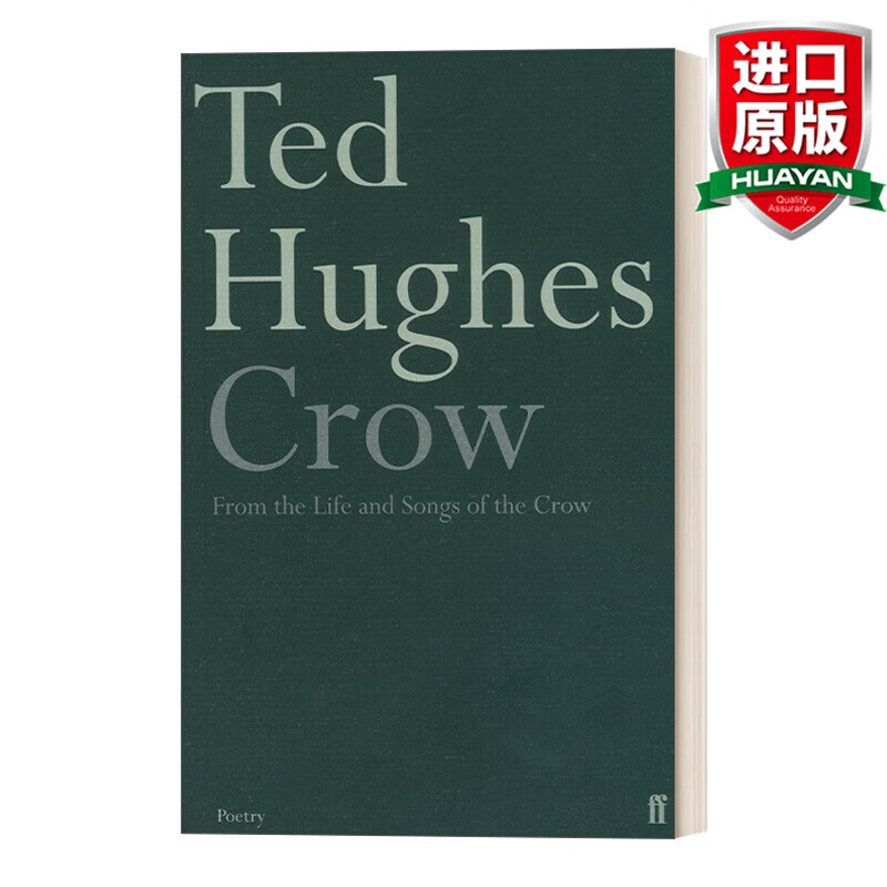 Crow 英文原版 乌鸦之歌 泰德·休斯诗集 英文版 进口英语原版书籍
