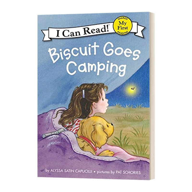 英文版进口 biscuit饼干狗22本合集 my first i can read 汪培珽阶段图画书 Biscuit Goes Camping 饼干狗去