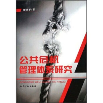 公共危机管理体系研究 斯亚平 著