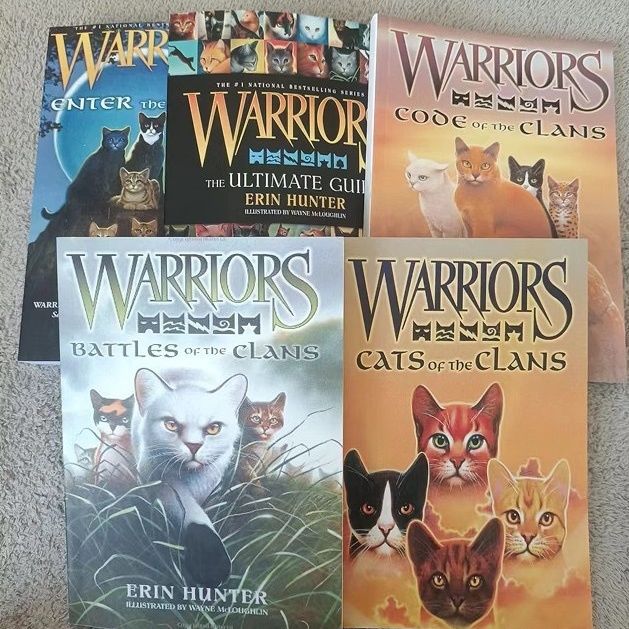现货 英文猫武士荒野手册 指南 Warriors Field Guide 5册