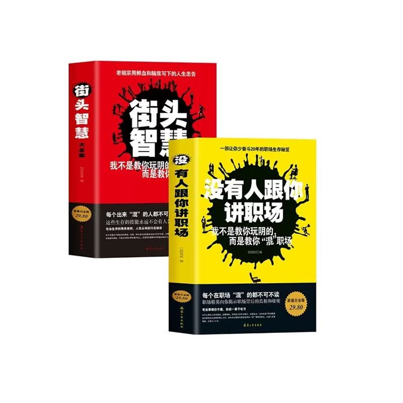 全2册 没有人跟你讲职场+街头智慧
