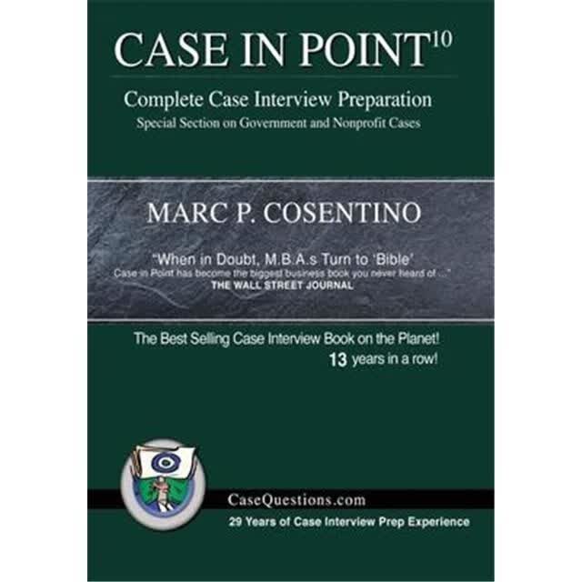 现货 Case In Point10 Complete Case Interview Preparation