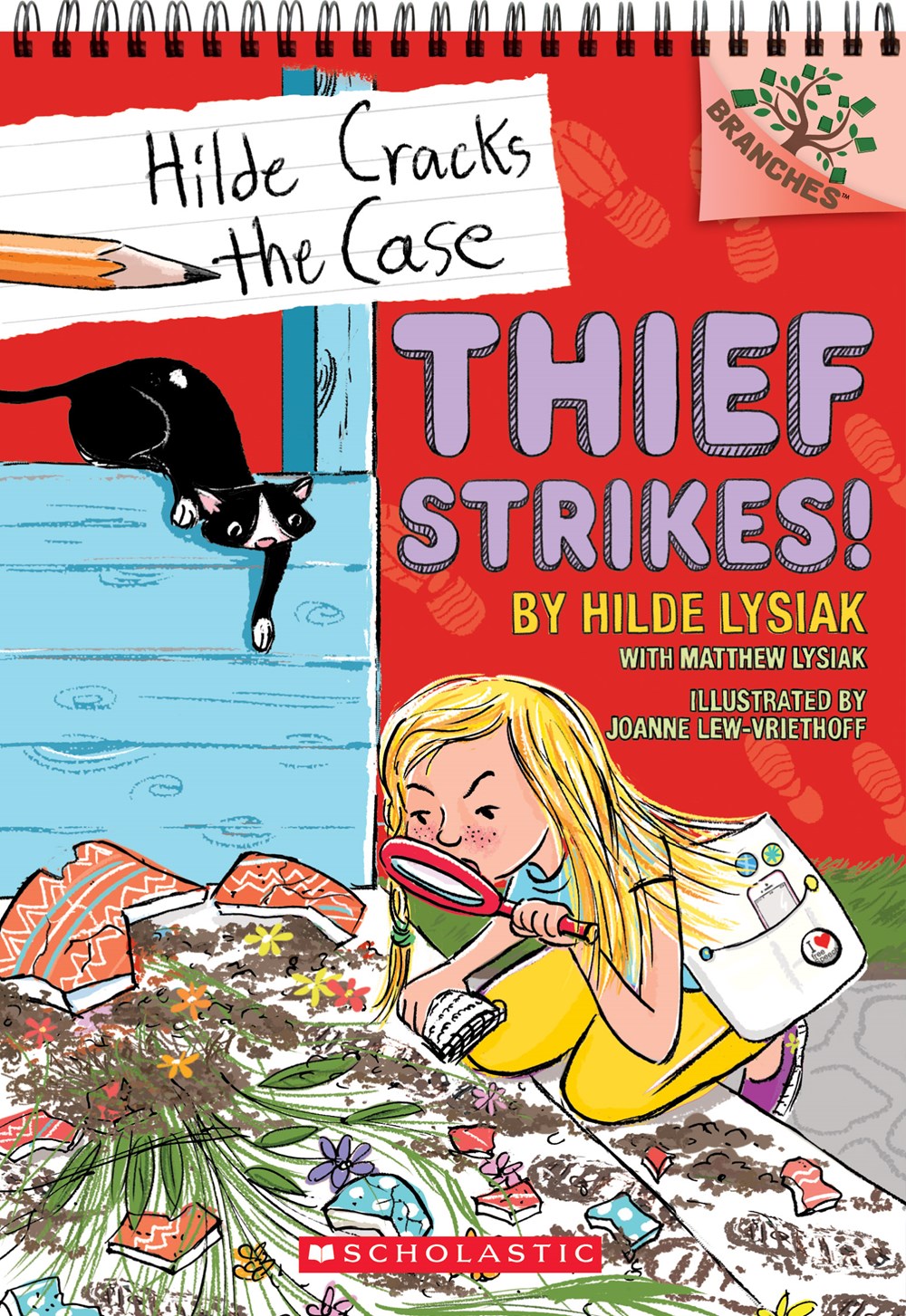学乐 学乐大树系列 探案系列6 进口英文原版 儿童桥梁书 Hilde Cracks The Case #6: Thief Strikes! （7-12岁）