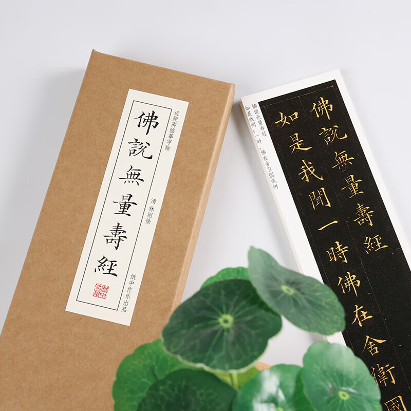 林则徐小楷佛说楷书手抄经本毛笔书法集练字抄经近距离临摹字帖字卡林文忠公真书墨宝册 无量寿经