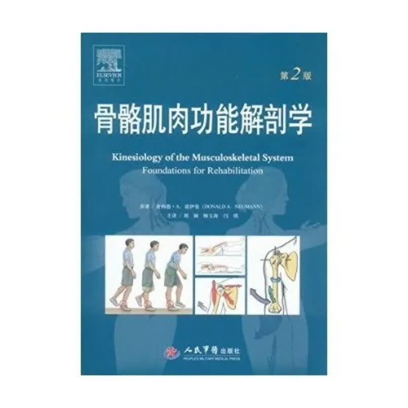 彩色骨骼肌肉功能解剖学第2版诺伊曼骨骼运动肌肉运动 骨骼肌肉功能解剖（彩色）