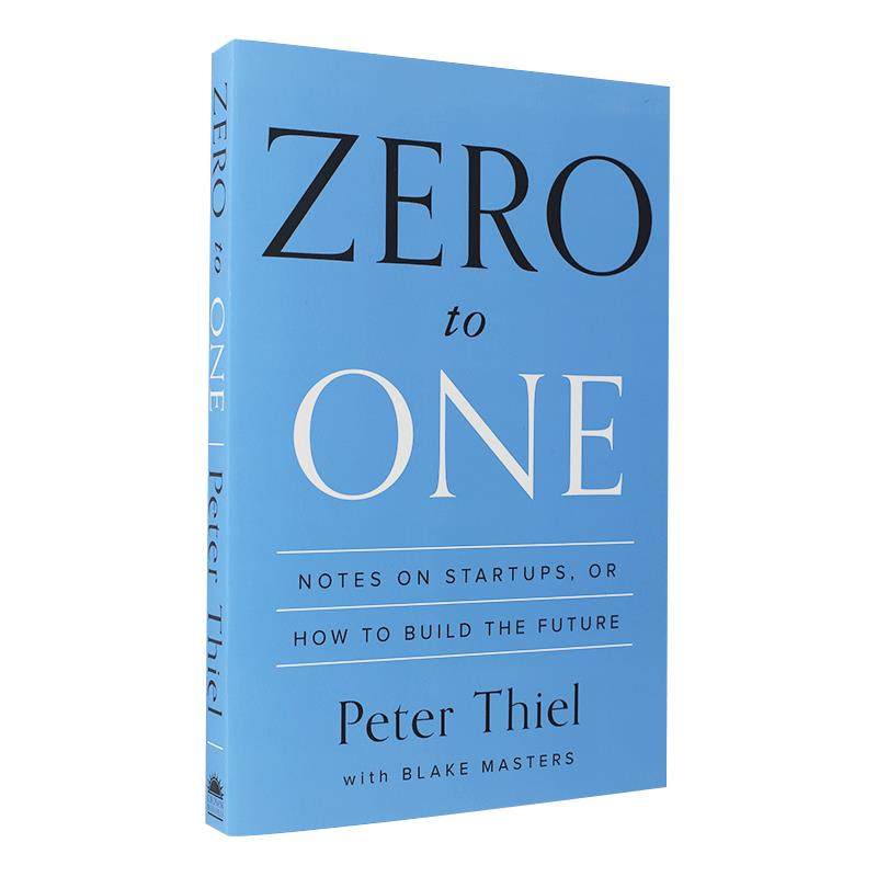 MWXJ 从0到1 英文原版 Zero to One 从零到一 Peter Thiel 如何打造未来的创业笔记 彼得蒂尔 创投