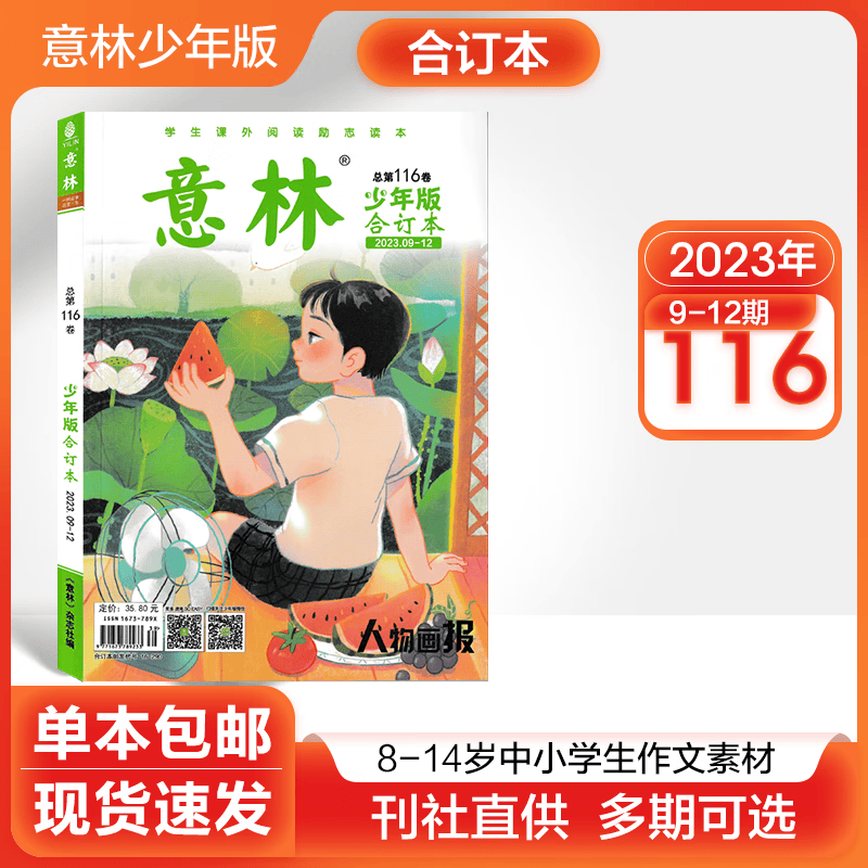 意林少年版杂志合订本2020年儿童文学作文素材阅读杂志 单本