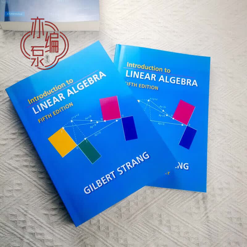 introduction to linear algebra全彩线性代数+答案 第5版 Introduction to Linear Algebra 5TH 全彩英文纸质书加答案