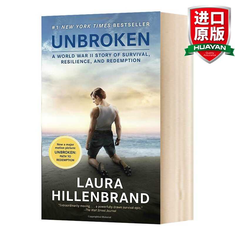 华研原版 坚不可摧 英文原版 Unbroken (Movie Tie-in Edition) 电影版小说 英文版 进口英语书籍
