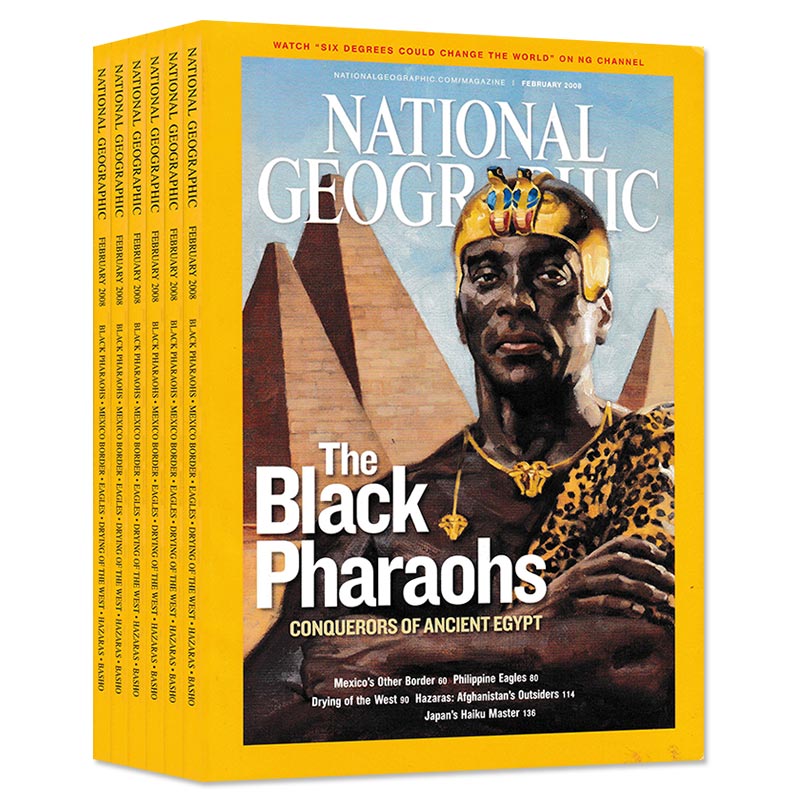 【福袋清仓轻微磨损 共6本】National Geographic美国国家地理杂志随机6本打包人文地理历史知识世界旅游期刊