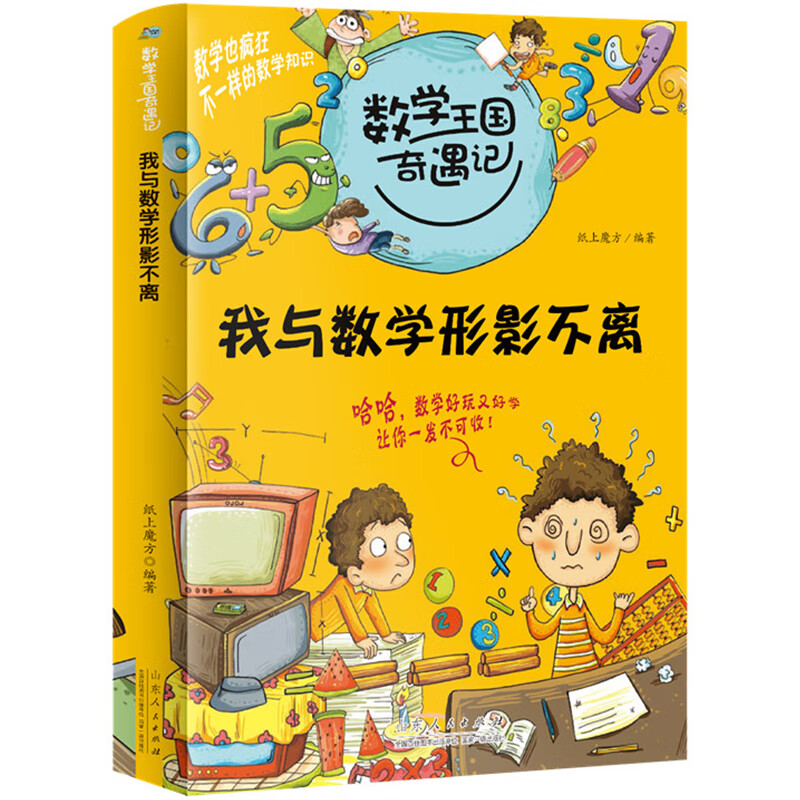 数学王国奇遇记全套三年级一年级下册二四的课外书老师小学生3到4至6五六年级阅读书籍8一12岁好玩的数学故事 我与数学形影不离