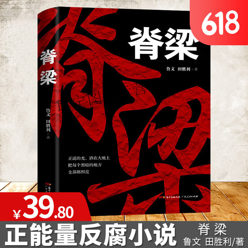 现货 脊梁小说 鲁文田胜利 正能量反腐官场小说 广东人民出版社 脊梁书 正道的光洒在大地上 电视剧脊梁