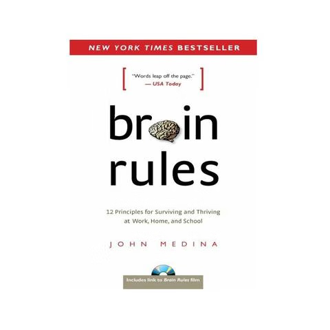 Brain Rules by John Medina纸质书