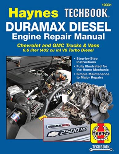 Duramax Diesel Engine for Chevrolet & GMC Trucks & Vans (01-19) Haynes Techbook