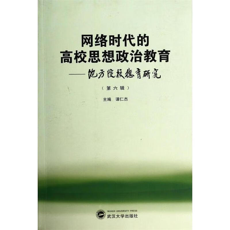 网络时代的高校思想政治教育:地方院校德育研究