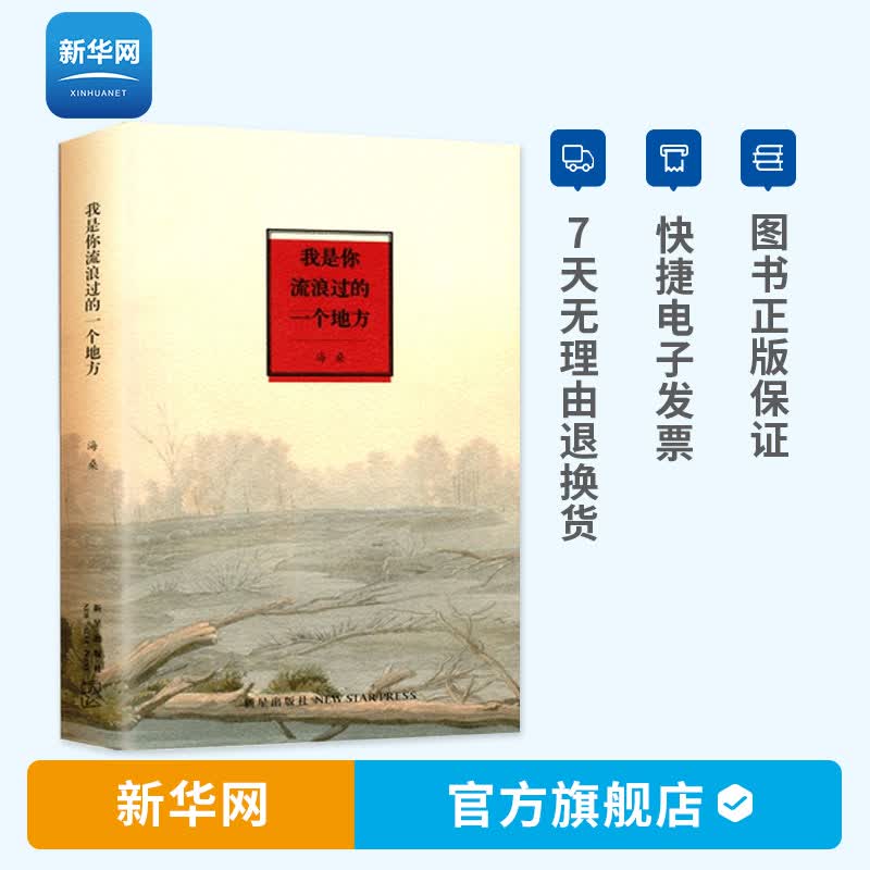 【新华网】我是你流浪过的一个地方 海桑诗集 随身袖珍口袋书文艺诗歌文艺诗集情书 当代文学随笔诗歌诗曲 中国现代诗集书籍 读库