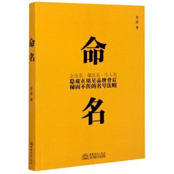 命名(企业名爆品名个人名隐藏在明星品牌背后秘而不传的名号法则)