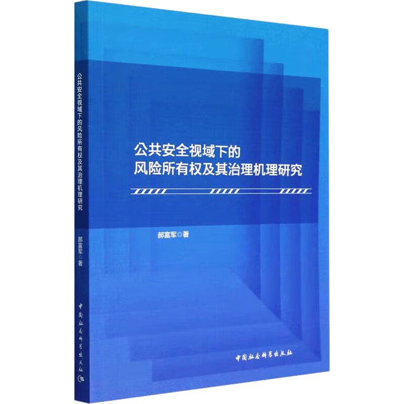 公共安全视域下的风险所有权及其治理机理研究 图书