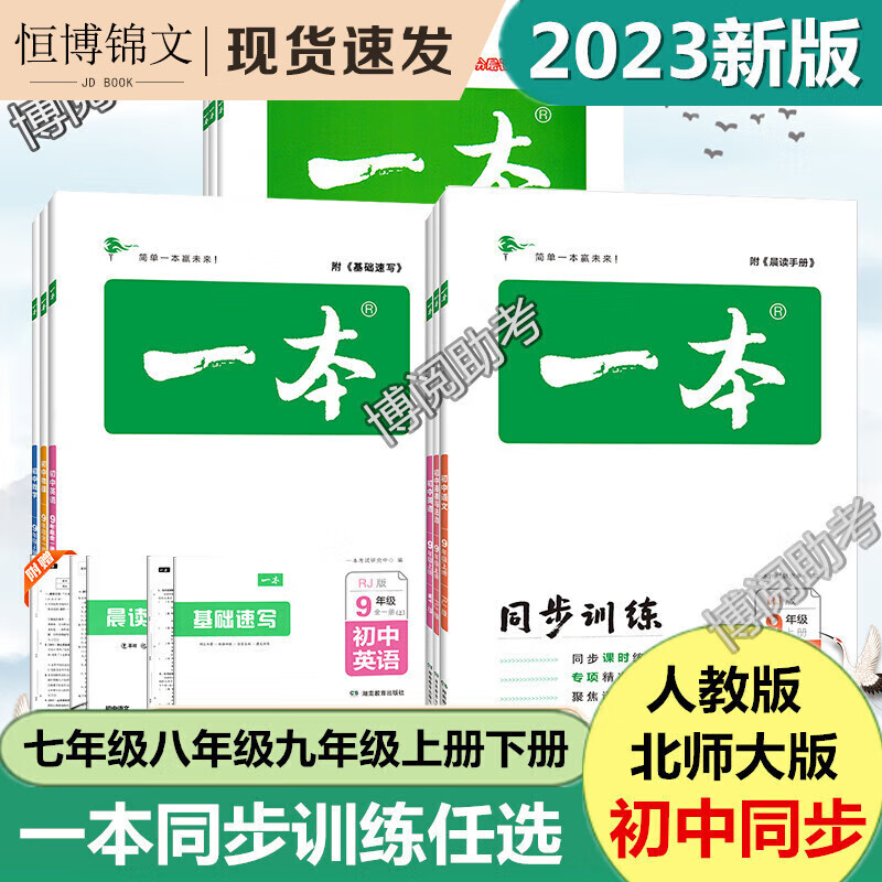 【全新现货】2023版一本初中同步训练人教版RJ语文数学英语生物历史道德与法治物理化学初中生全套七年级上册下册八全新正 物理沪科版 九年级上