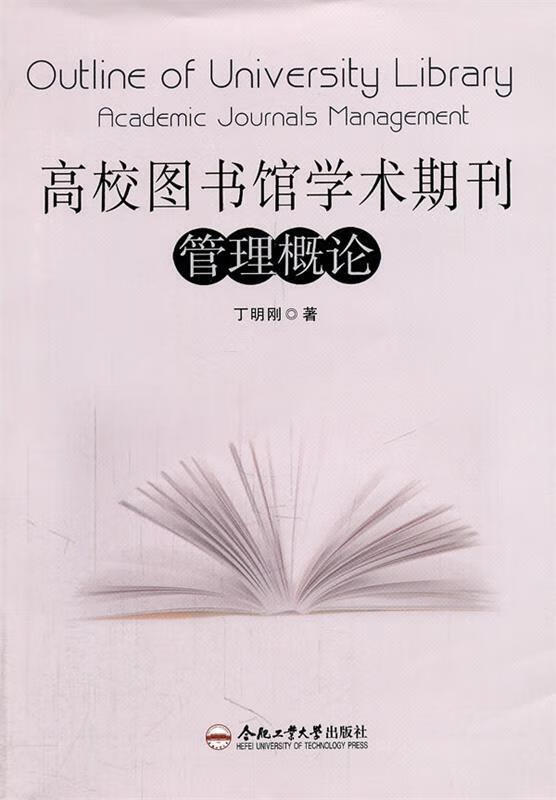 高校图书馆学术期刊管理概论 丁明刚 著 合肥工业大学出版社 9787565005534